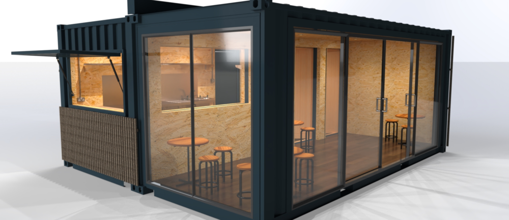 Temporary & Modular Buildings for Cafes, Shops & Bars - Portable Space