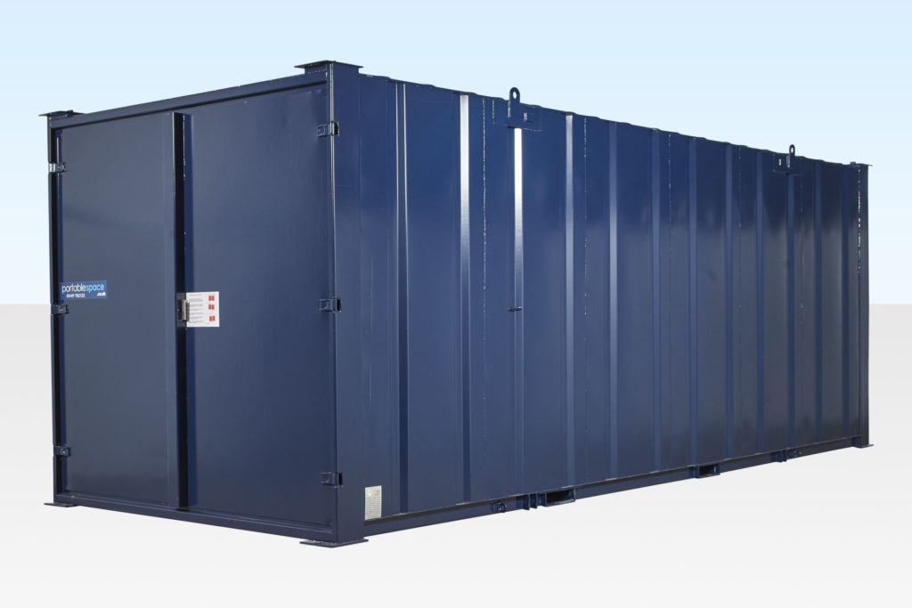 24ft x 9ft Steel Anti-Vandal Storage Unit Hire - Portable Space