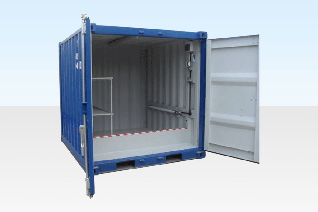 8ft Bunded Store : Hazardous Storage Container | Portable Space