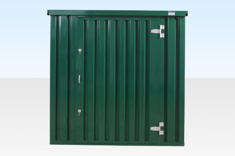 Flat Packed Metal Store (2m Green) - Portable Space