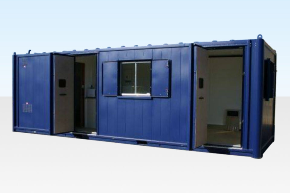 Static welfare unit hire : All in one units
