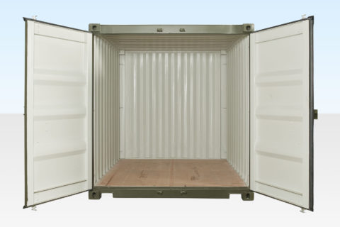 10ft Shipping Container (Green) - Portable Space