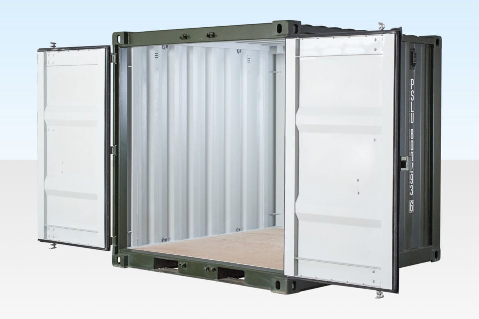 8ft Shipping Container for Sale (Green) - Portable Space