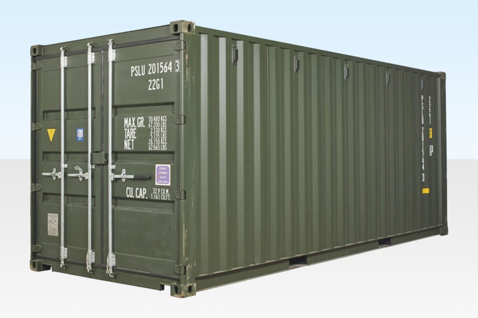 20ft Tunnel Container (Double End Doors) - Portable Space