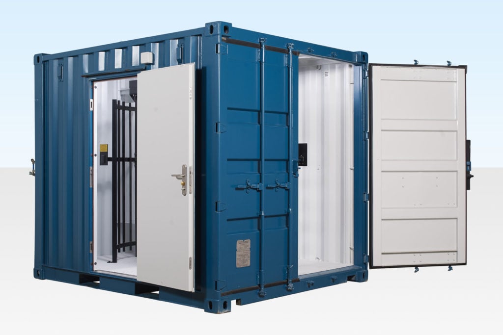 Single Turnstile Unit - Shipping Container Turnstile - Portable Space