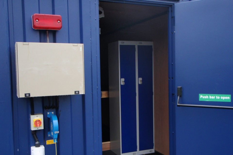 Converted Shipping Container for MOD Use | Portable Space