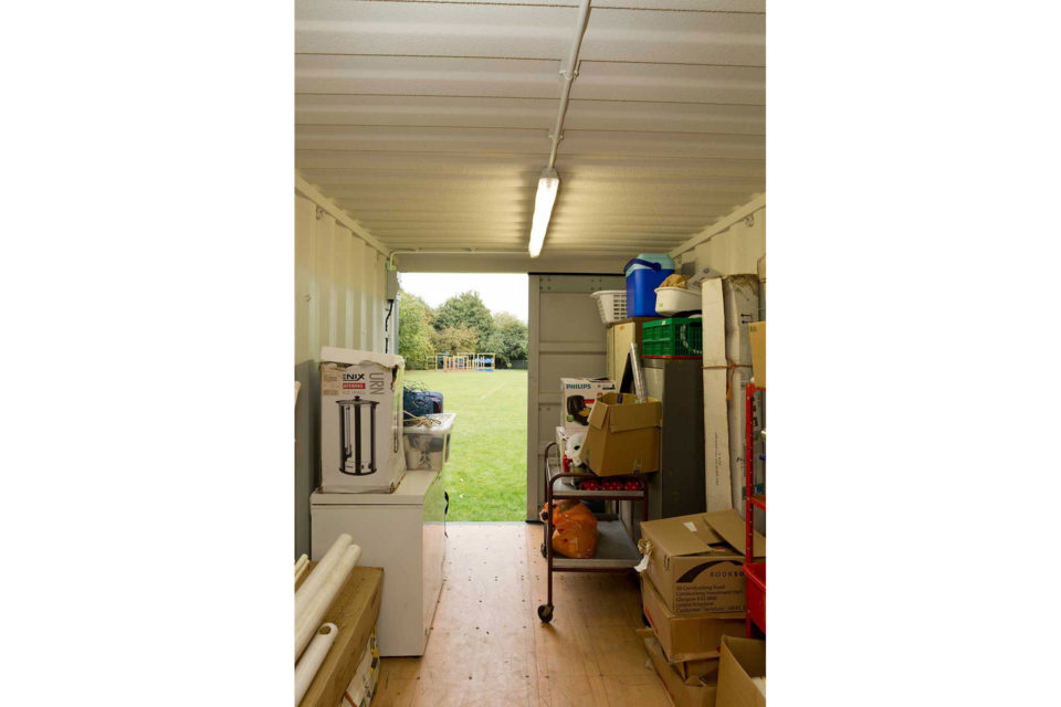 Shipping Container for Extra Storage Suffolk School | Portable Space