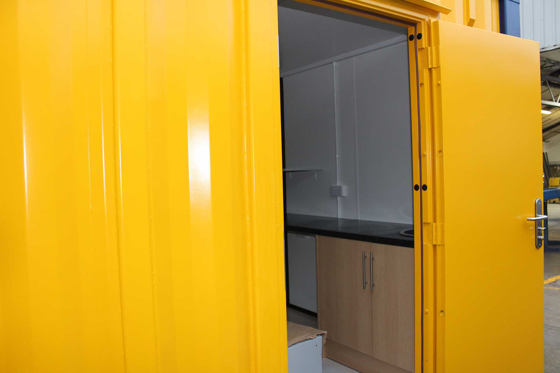 Converted Shipping Containers for Mobile Welfare | Portable Space