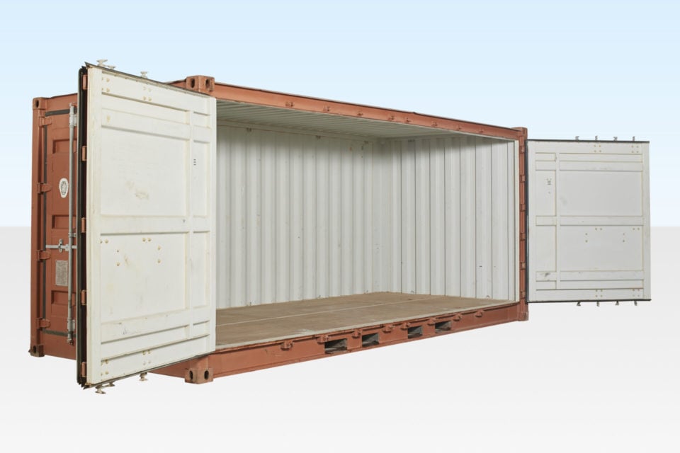 20ft Used Open Side / Full Side Access Container - Portable Space