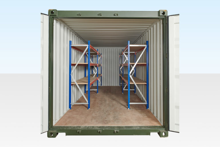 Container Racking Kit - 3-Tier, 2 Bays - Portable Space