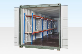40ft Container Racking Kit - Two Tier - Heavy Duty | Portable Space