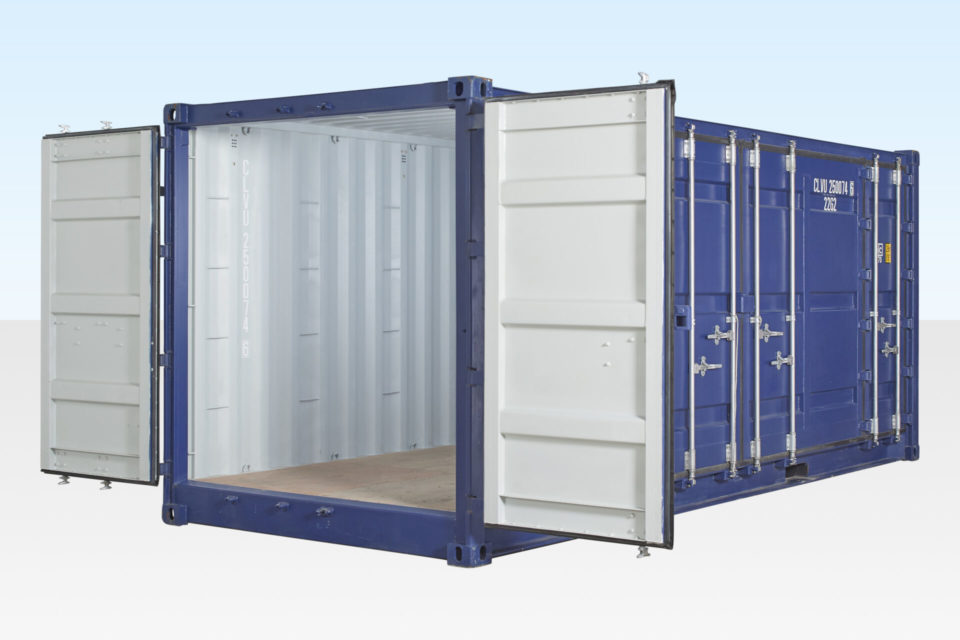 20ft Open Sided Shipping Container for Hire | Portable Space
