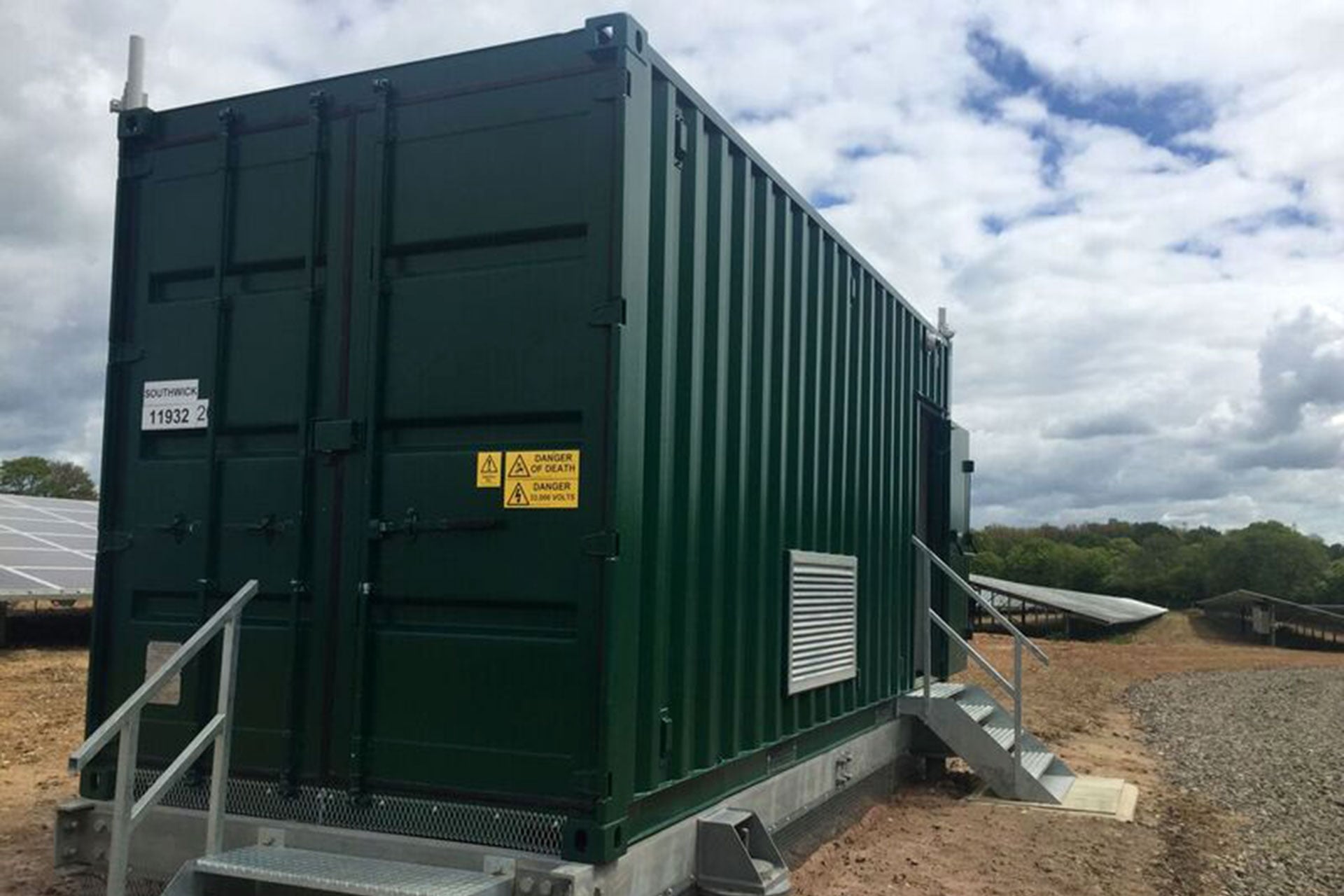 Converting Shipping Containers for Switchgear Installation | Portable Space