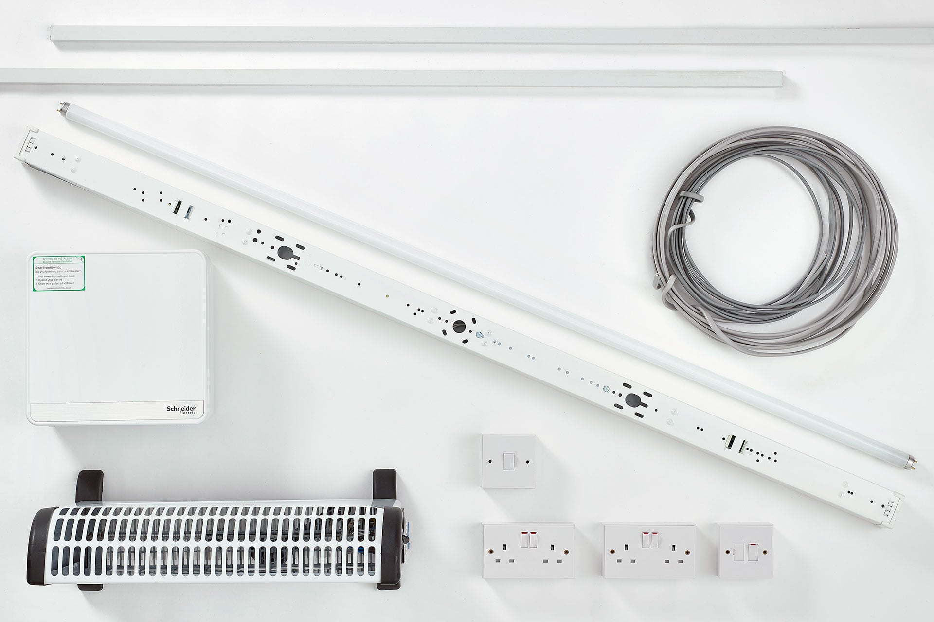 Electric Pack for Flat Pack Office - Portable Space