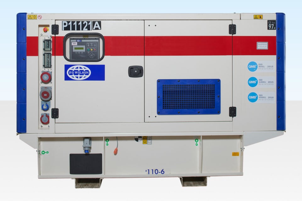 100kVA Generator with Distribution Board for Hire | Portable Space