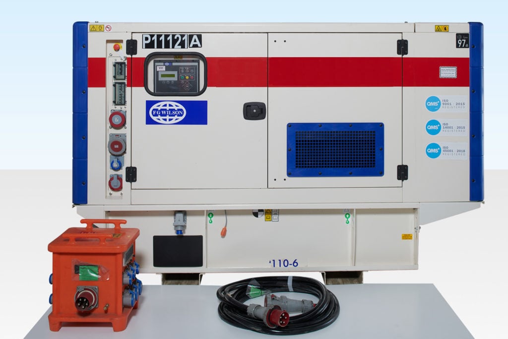 20kVA Generator with Distribution Board for Hire | Portable Space