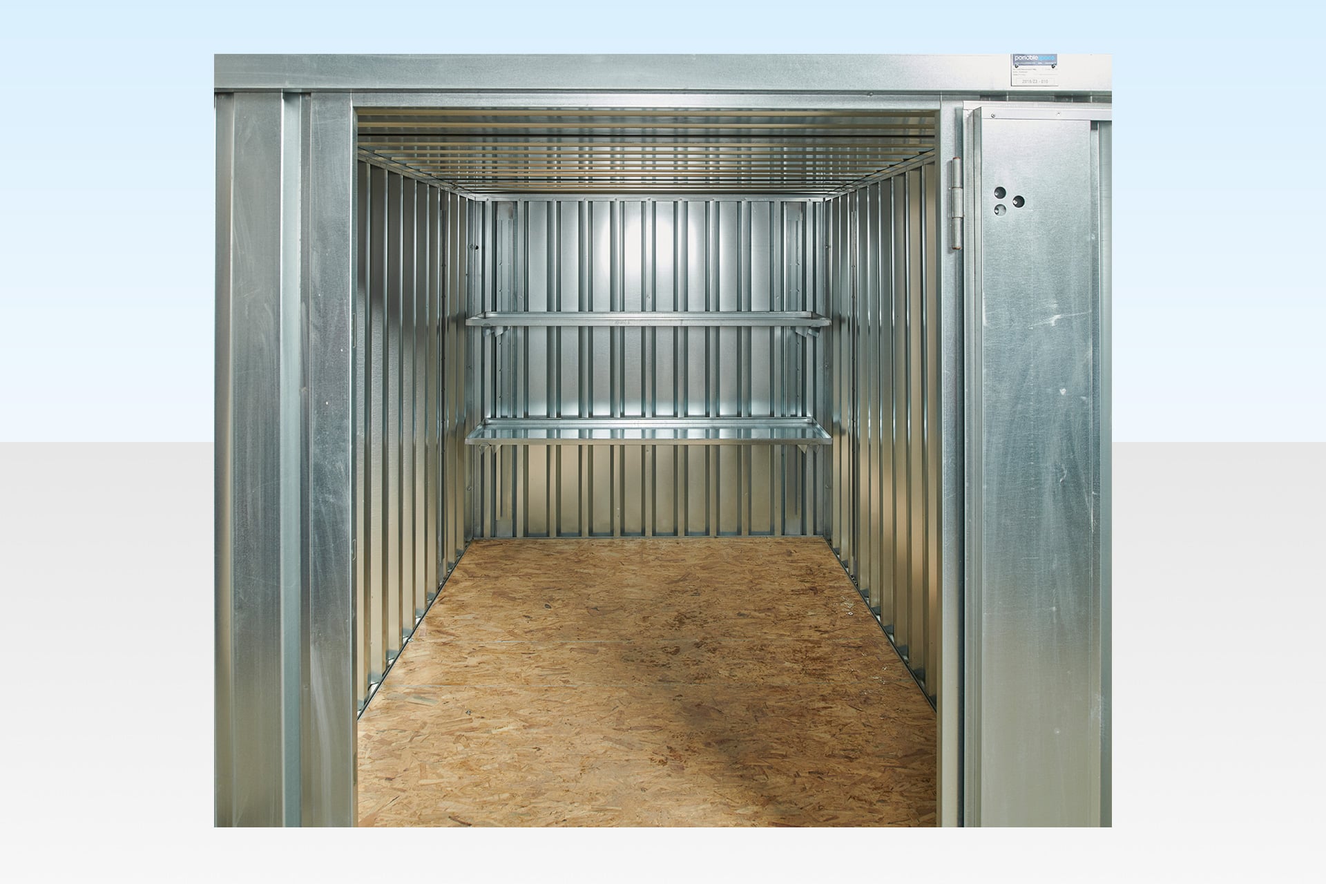 4m Flat Pack Storage Container Shelving Bundles UK | Portable Space