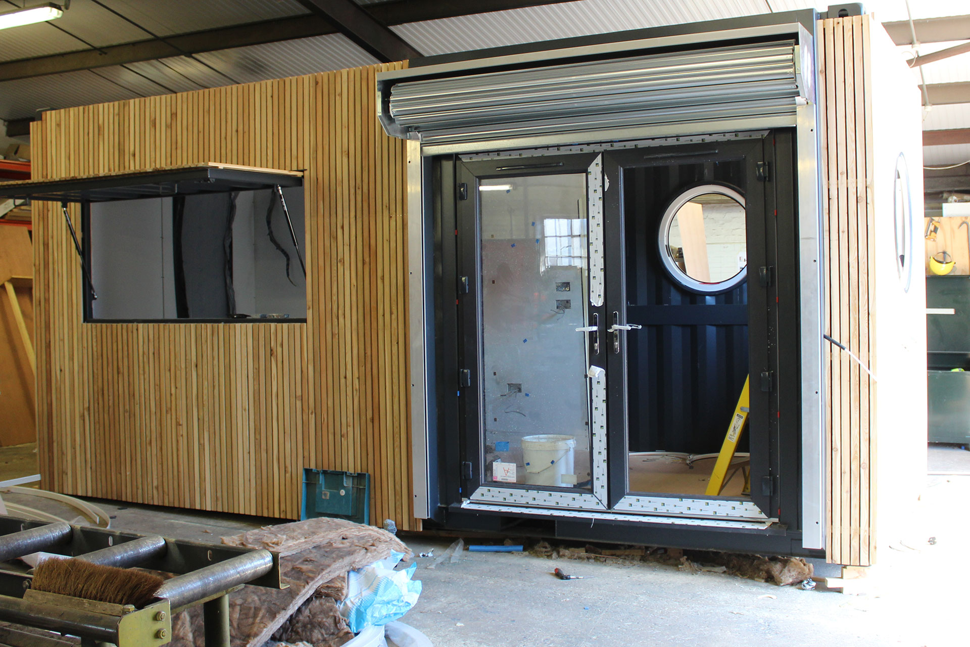 Lazy Llama Container Cafe - Conversion by Portable Space