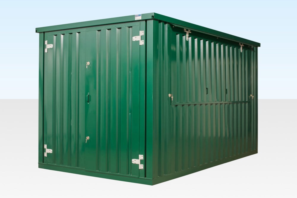 4m XL Flat Pack Kiosk - Container with Serving Hatch | Portable Space UK