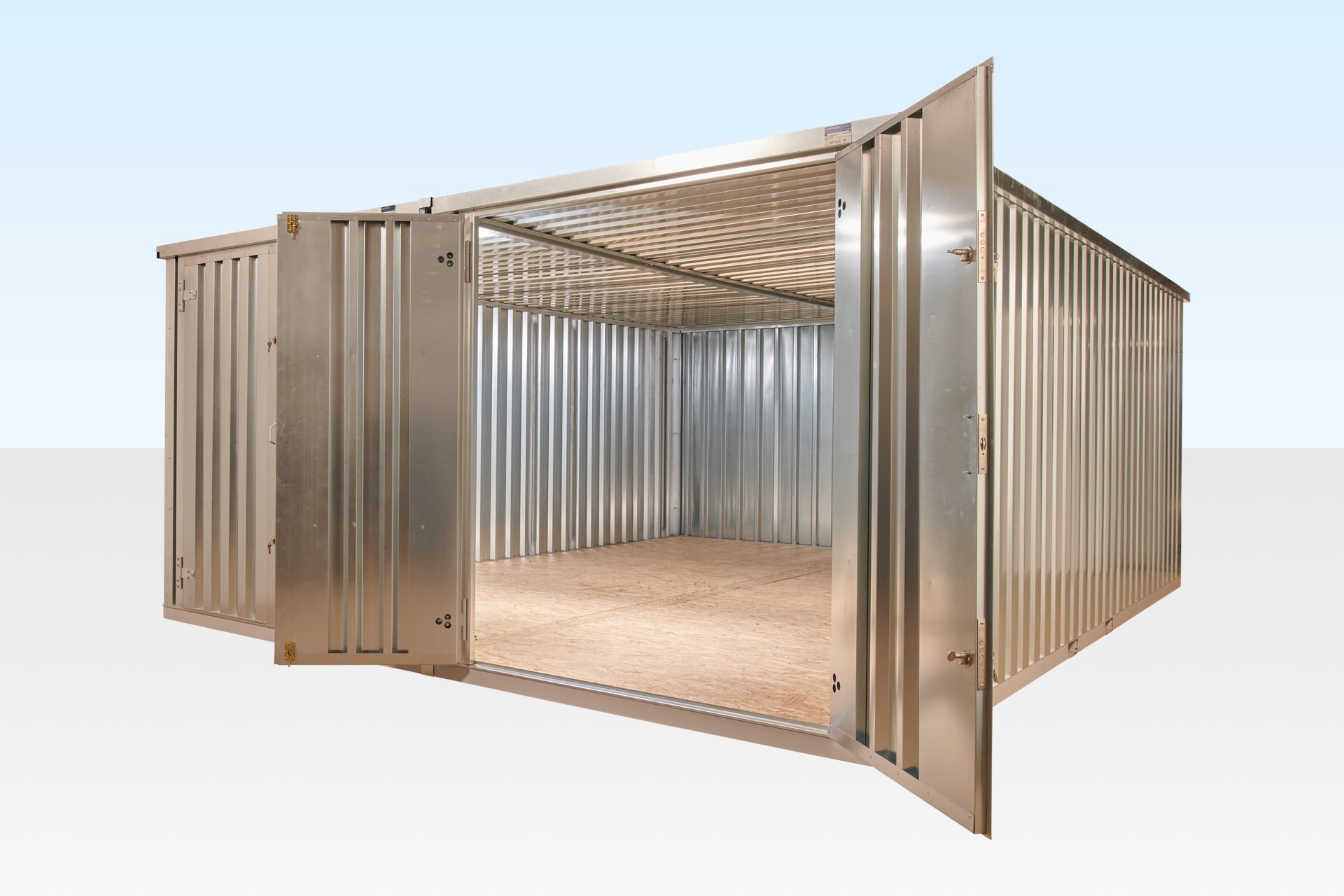 Large Flat Pack Storage Bundle - 2 x 6m Stores Linked | Portable Space