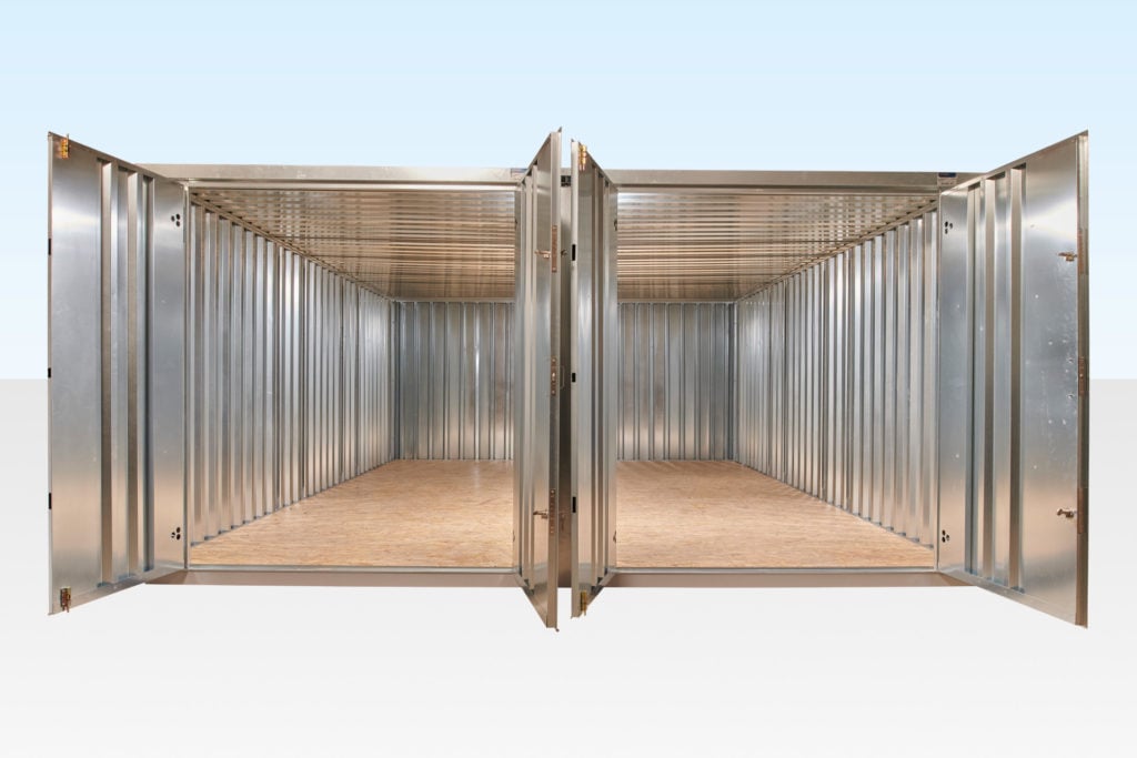 Large Flat Pack Storage Bundle - 2 x 6m Stores Linked | Portable Space