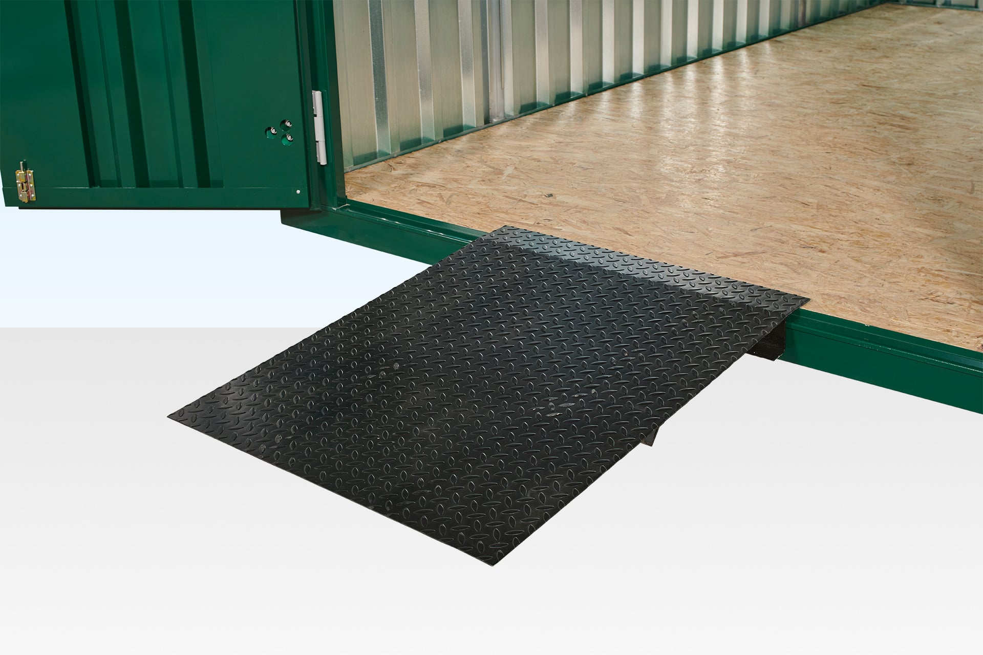 Ramp for Flat Packed Storage Container | Portable Space