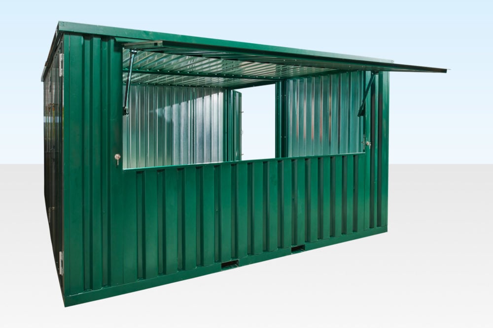 Side Linked 4m Flat Pack Kiosk & Store Bundle - Portable Space