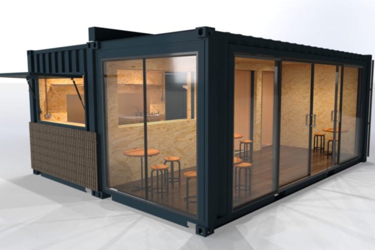 Temporary & Modular Buildings for Cafes, Shops & Bars - Portable Space