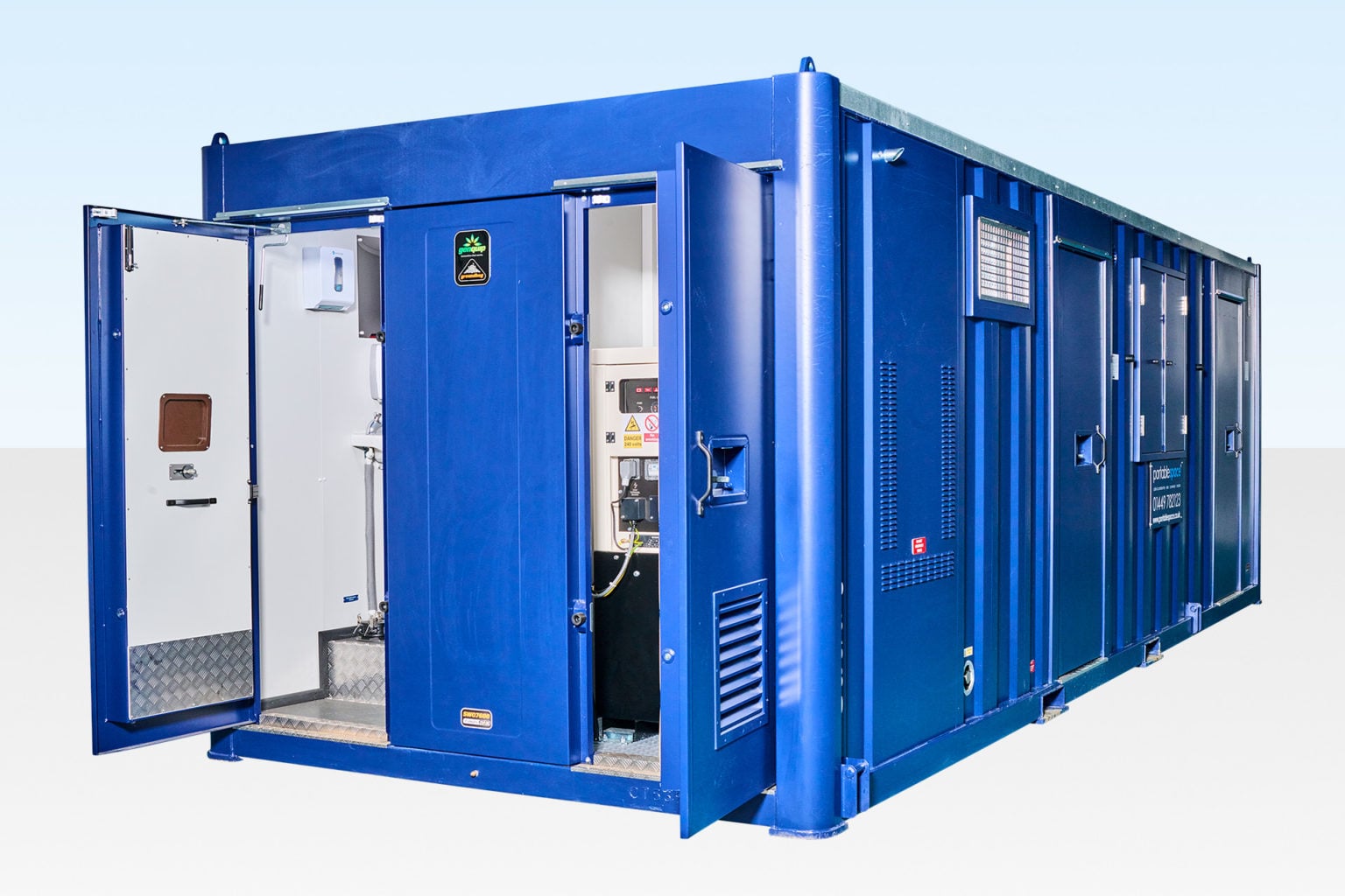 Static welfare unit hire : All in one units