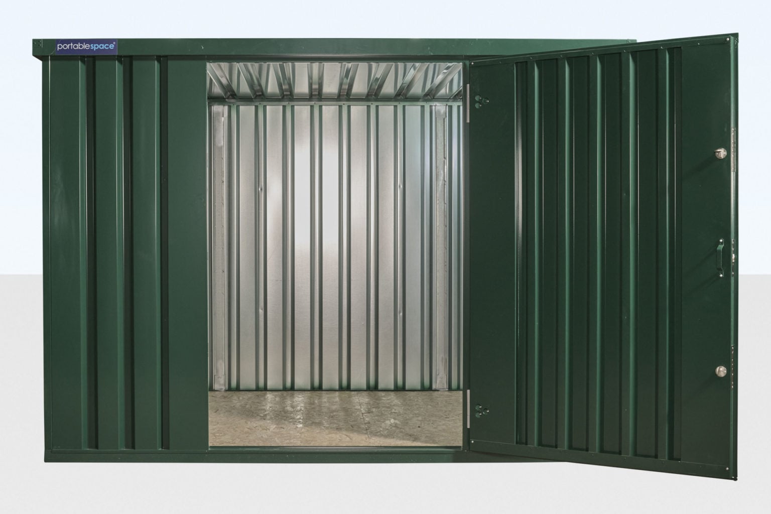 Side Door Flat Packed Store 3m for Sale UK - Portable Space