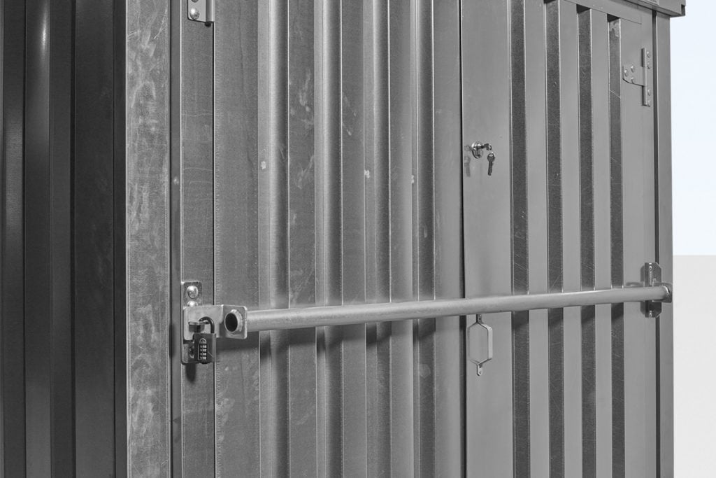 Double Door Locking Bar for Flat Pack Store - Portable Space