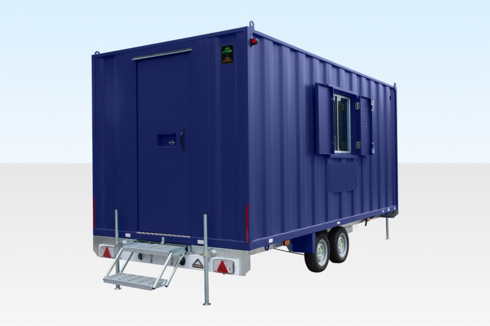 16ft Mobile Office Cabin / Towable Office Cabin for Sale | Portable Space