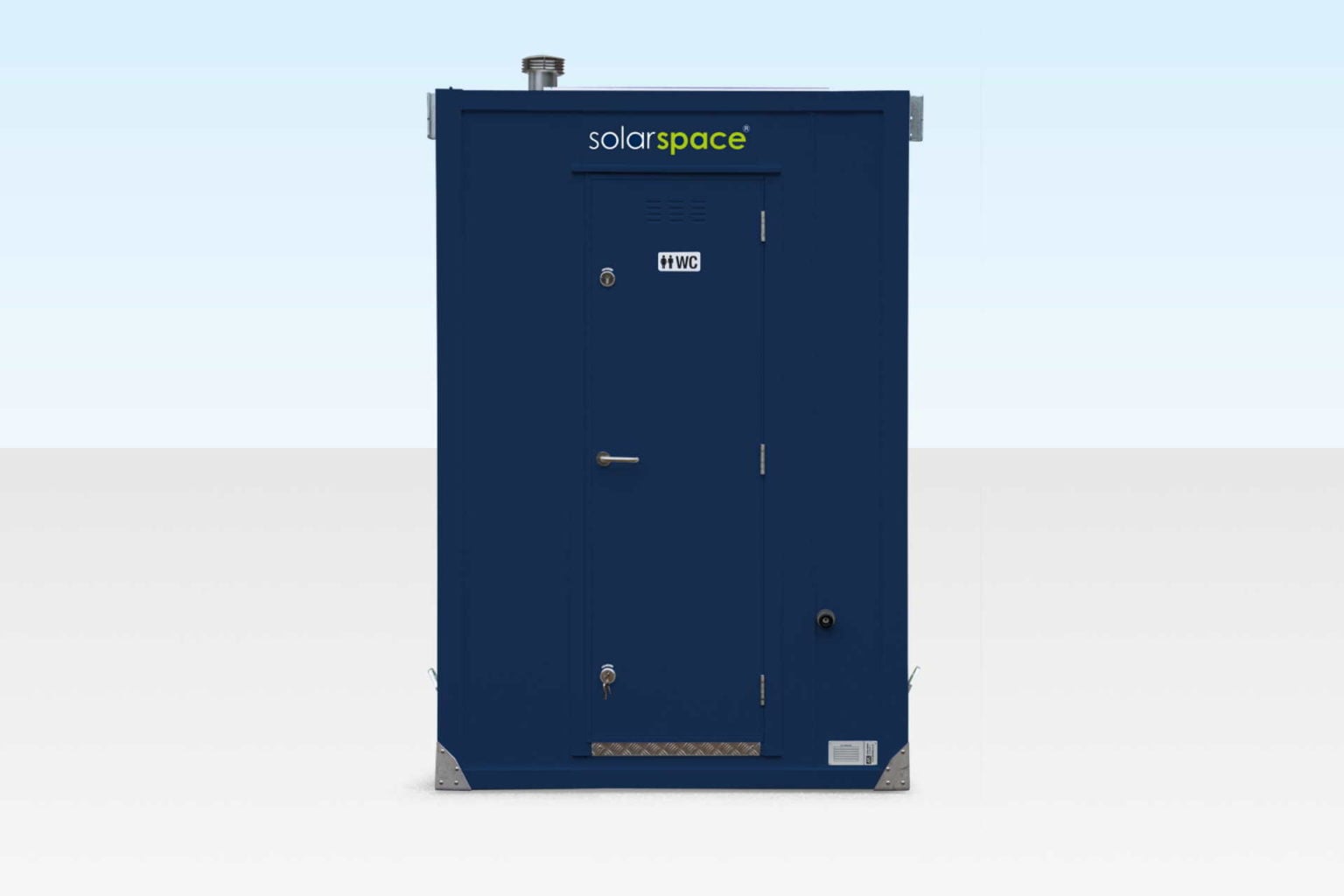 Single Solar toilet cabin hire