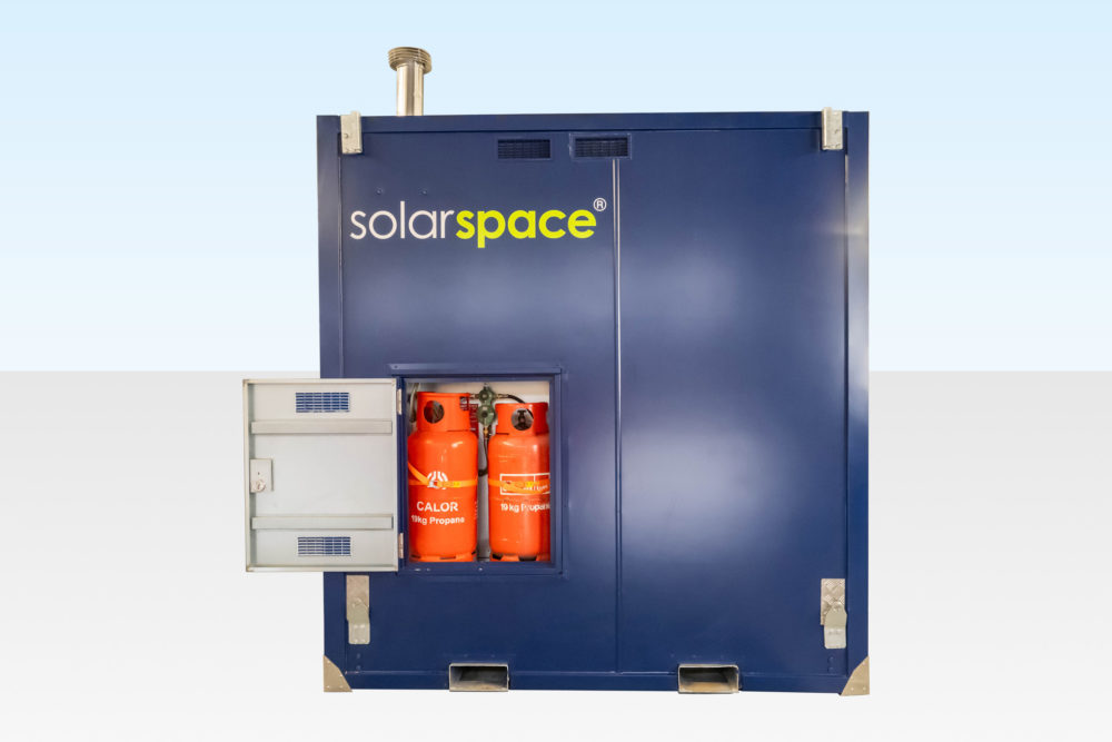 1+1 Double solar toilet cabin hire