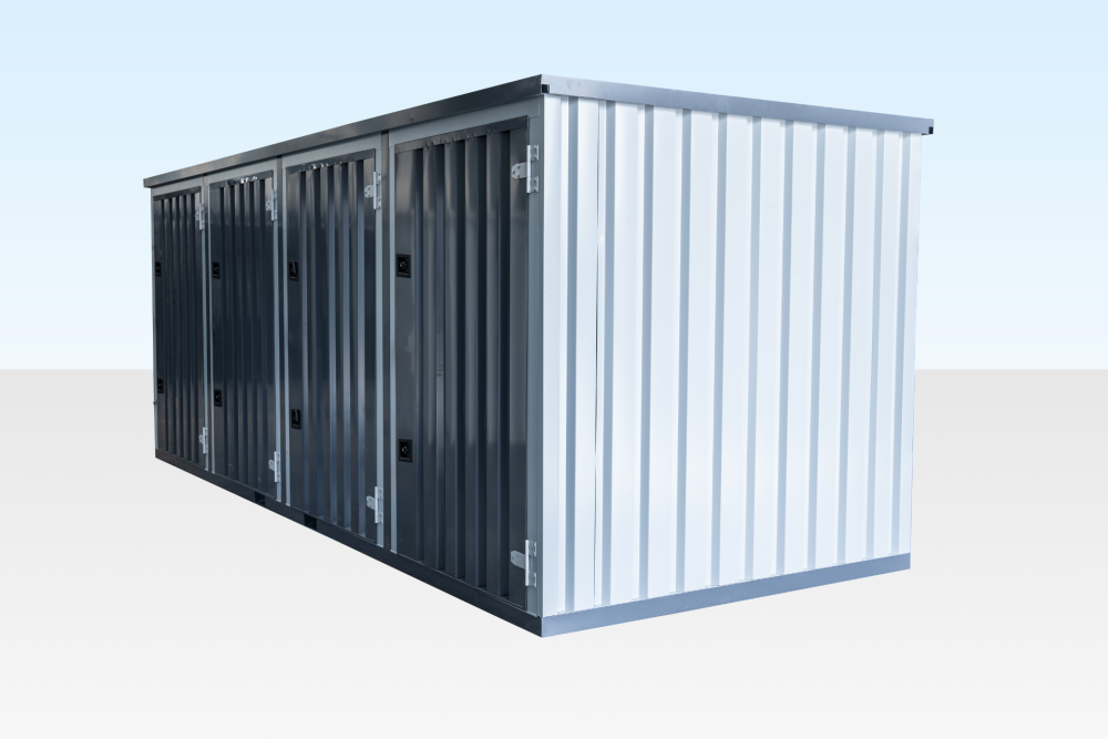 Flat Pack Multi-Compartment Storage Container - Portable Space