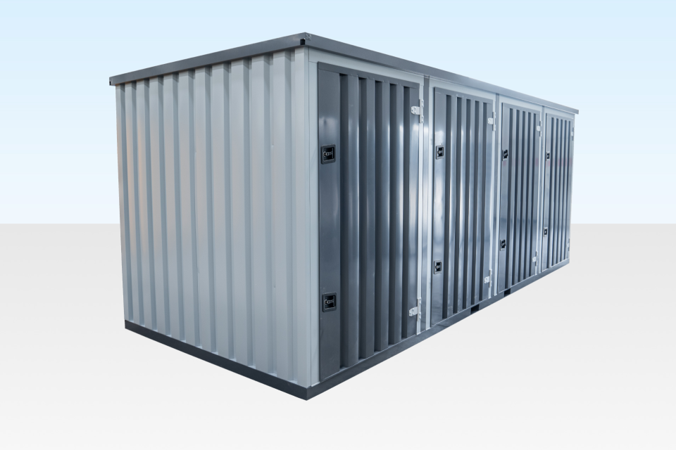 Flat Pack Multi-Compartment Storage Container - Portable Space