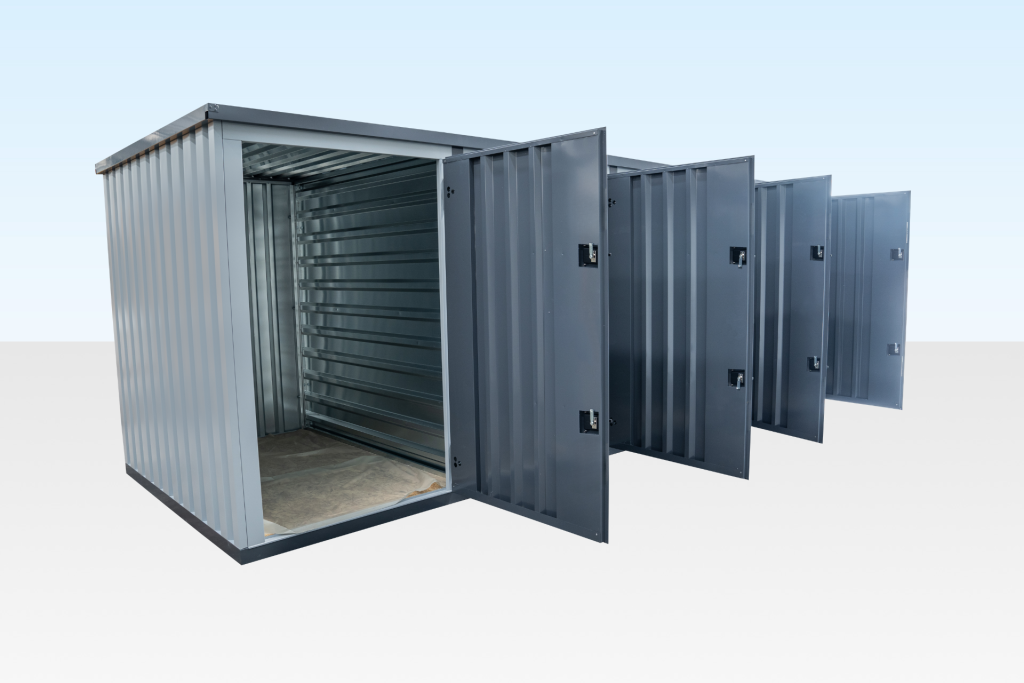 Flat Pack Multi-Compartment Storage Container - Portable Space