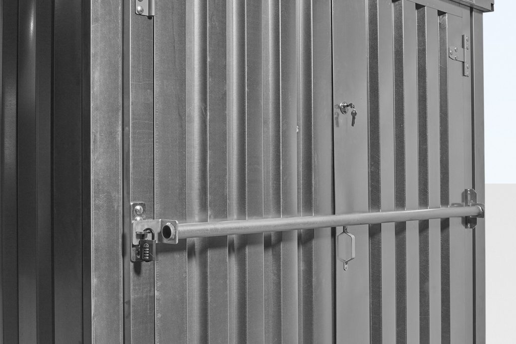 Double Door Locking Bar for Flat Pack Store - Portable Space