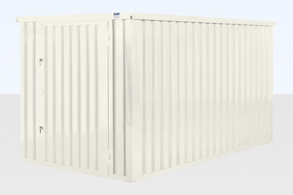4m x 2.1m flat pack storage container for sale UK