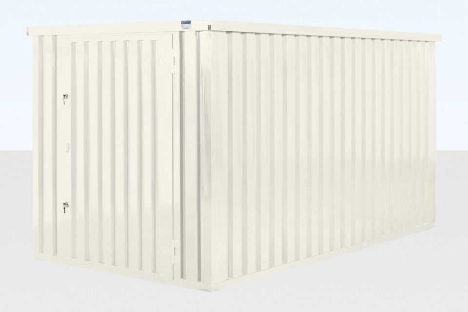 4m x 2.1m flat pack storage container for sale UK