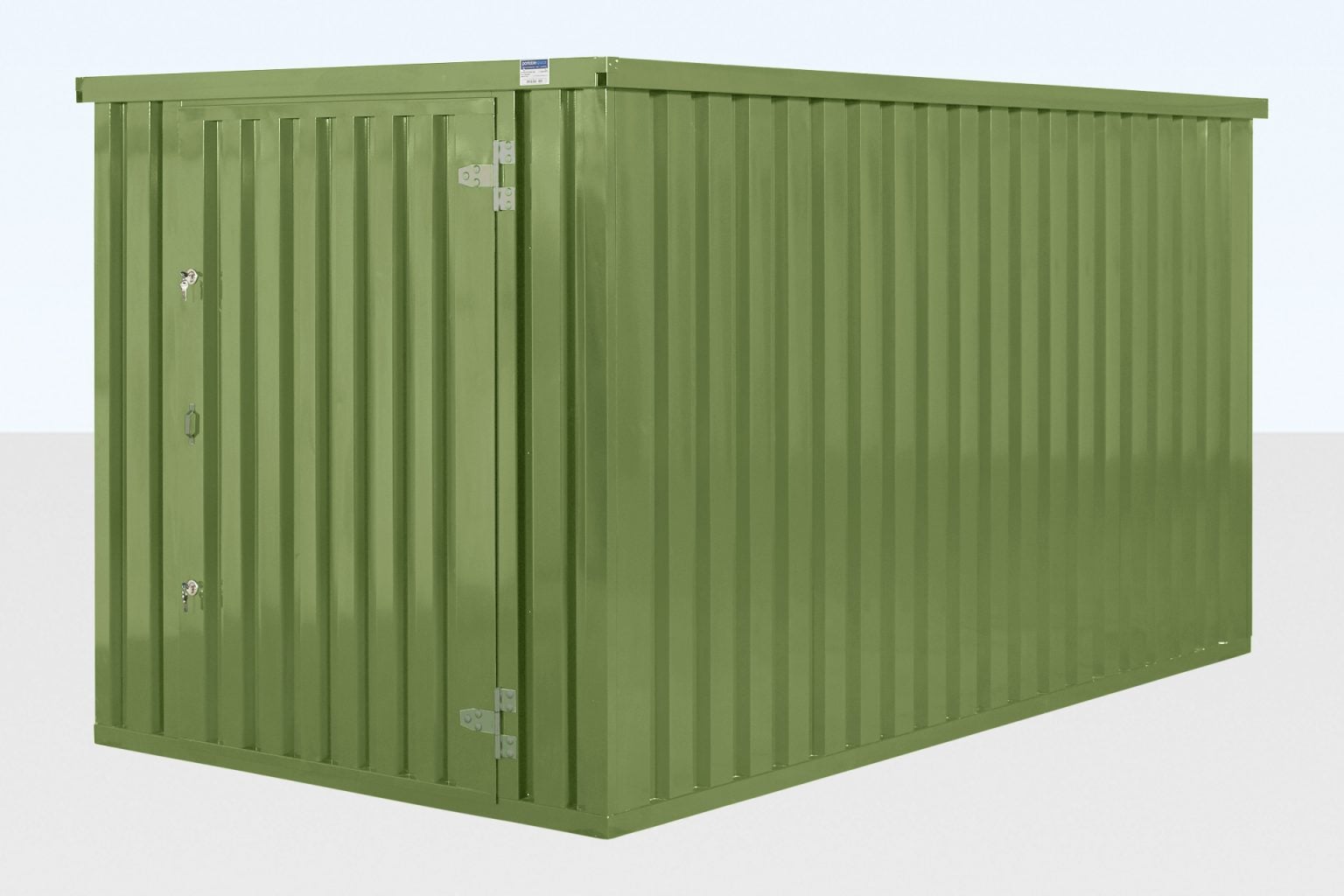 4m x 2.1m flat pack storage container for sale UK
