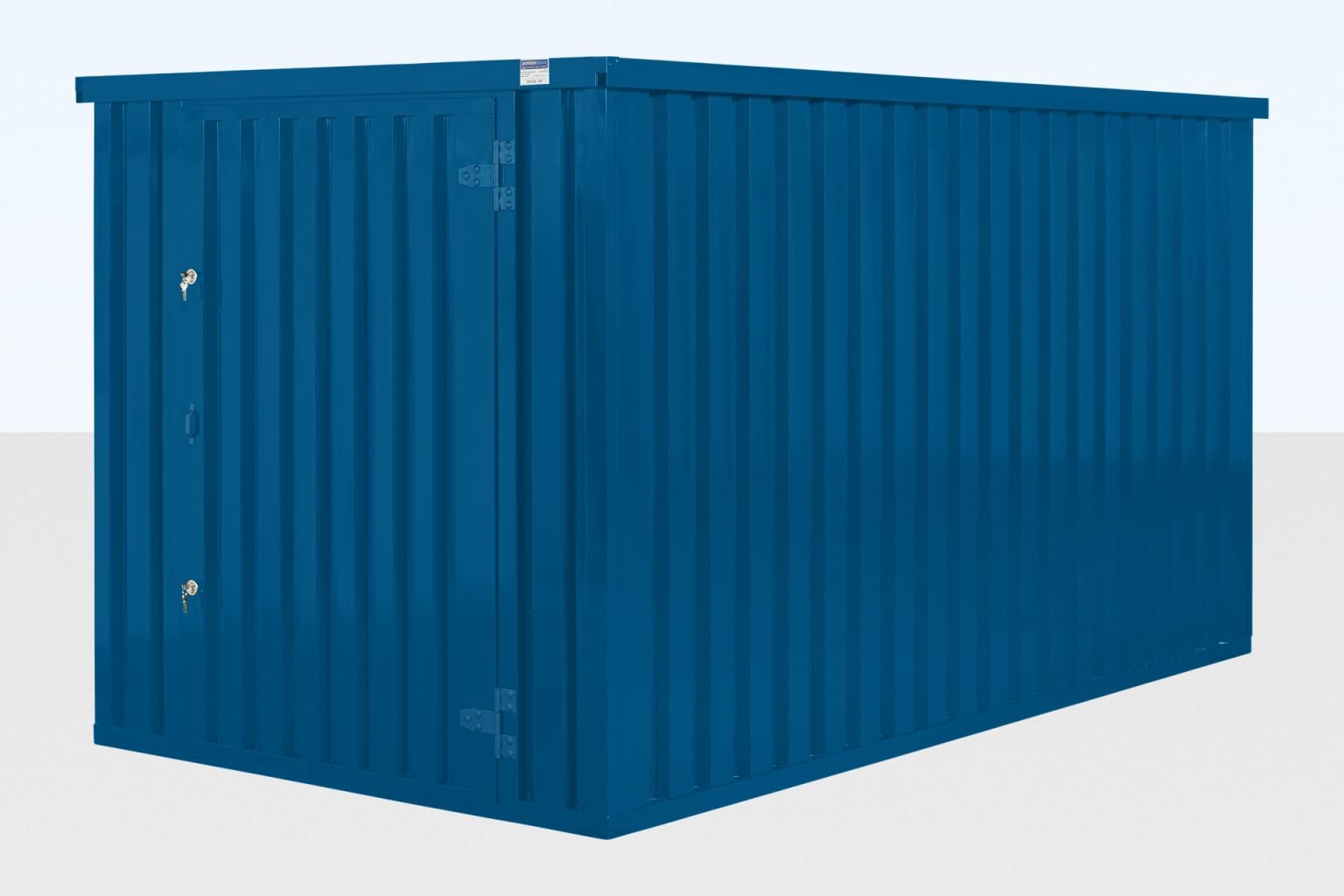 4m x 2.1m flat pack storage container for sale UK