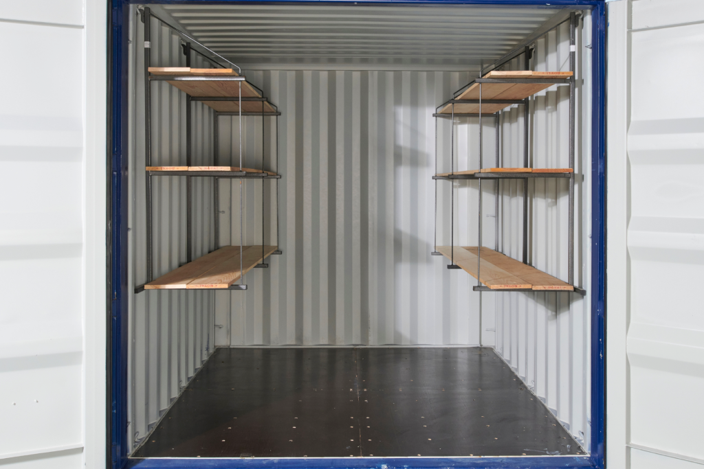Container Shelving - Thee Tier - Fast Fit - Portable Space