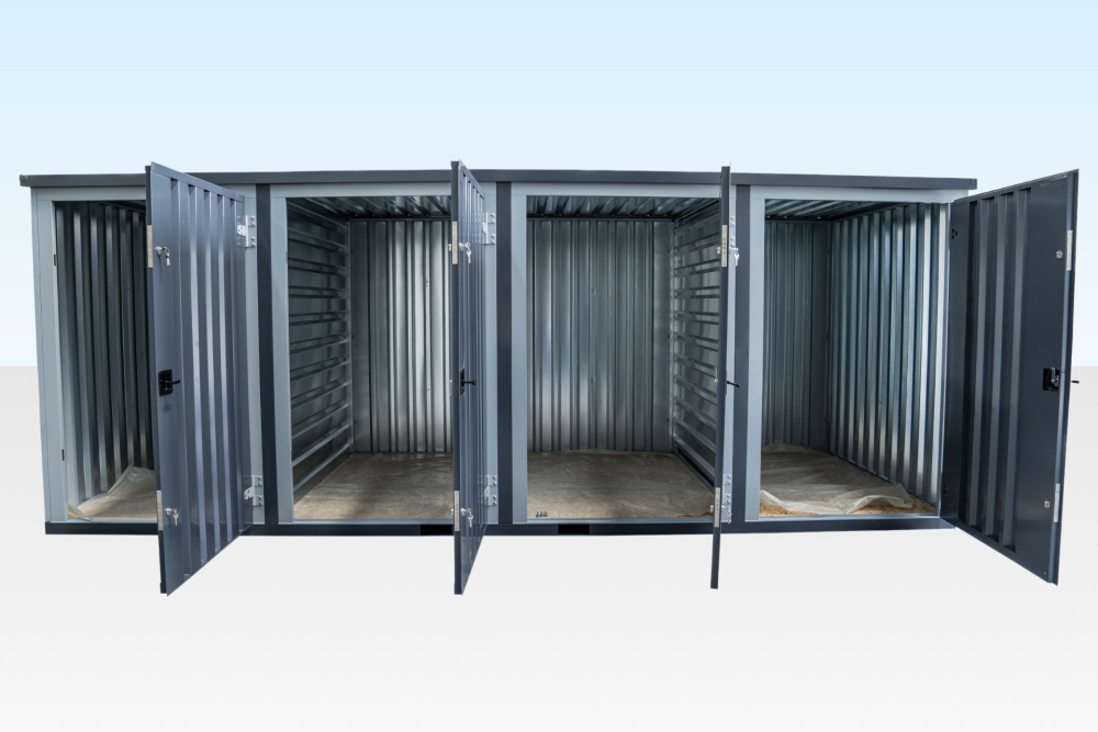 Flat Pack Multi-Compartment Storage Container - Portable Space