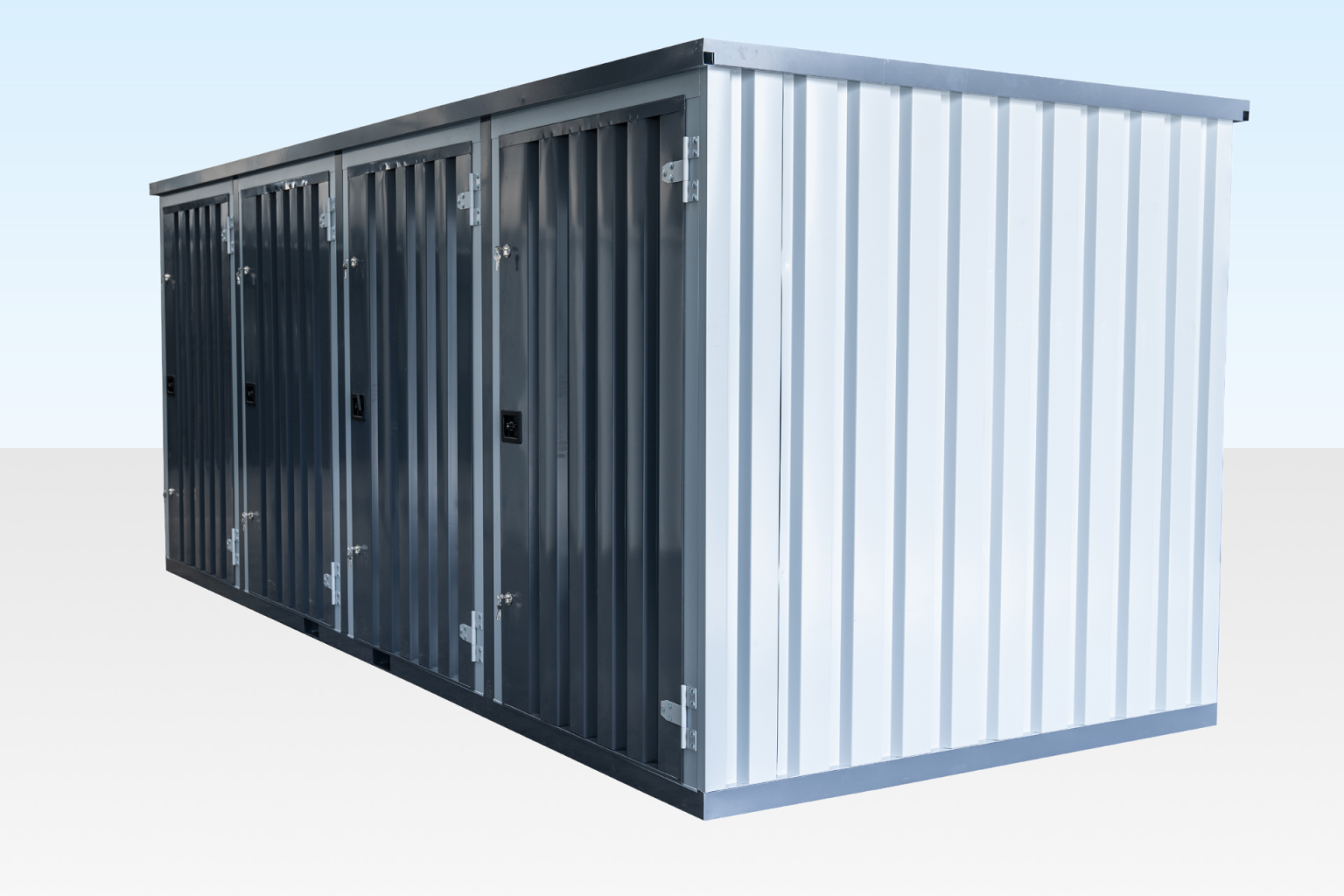 Flat Pack Multi-Compartment Storage Container - Portable Space