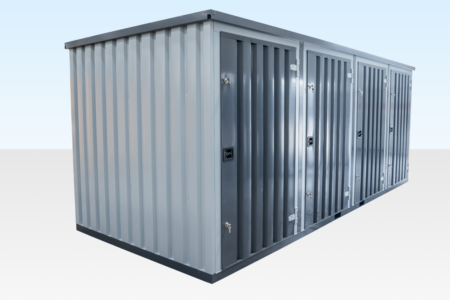 Flat Pack Multi-Compartment Storage Container - Portable Space