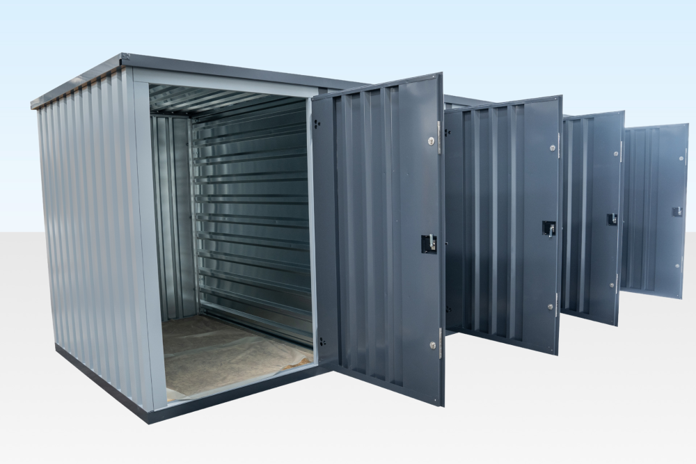 Flat Pack Multi-Compartment Storage Container - Portable Space