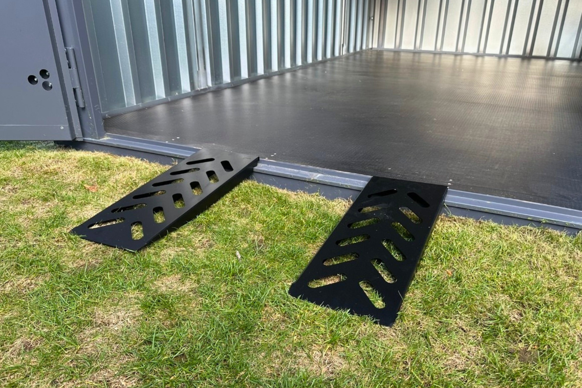 Ramp for Flat Packed Storage Container | Portable Space