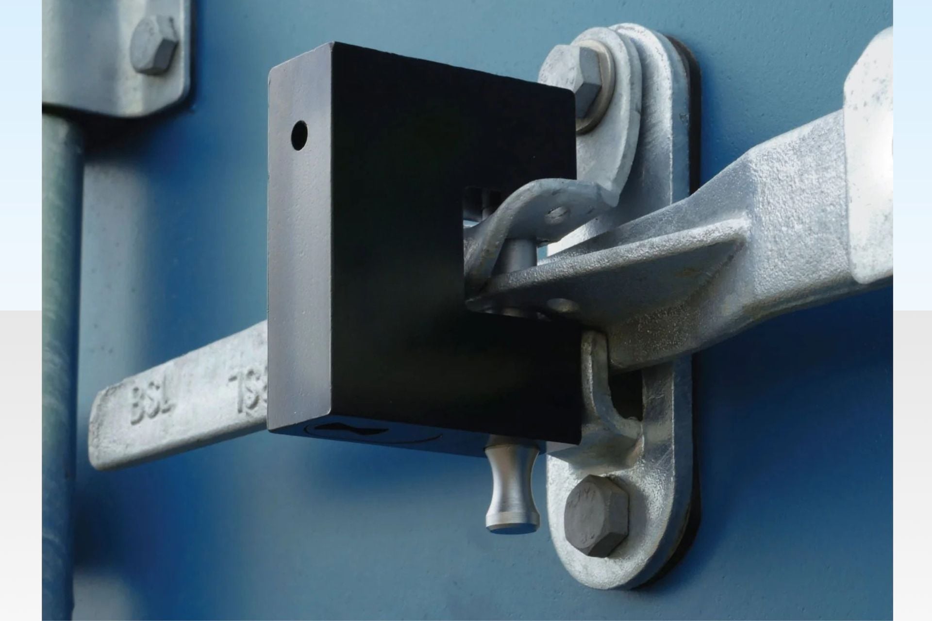 Shipping Container Padlock - Boron Steel Shackle Container Lock